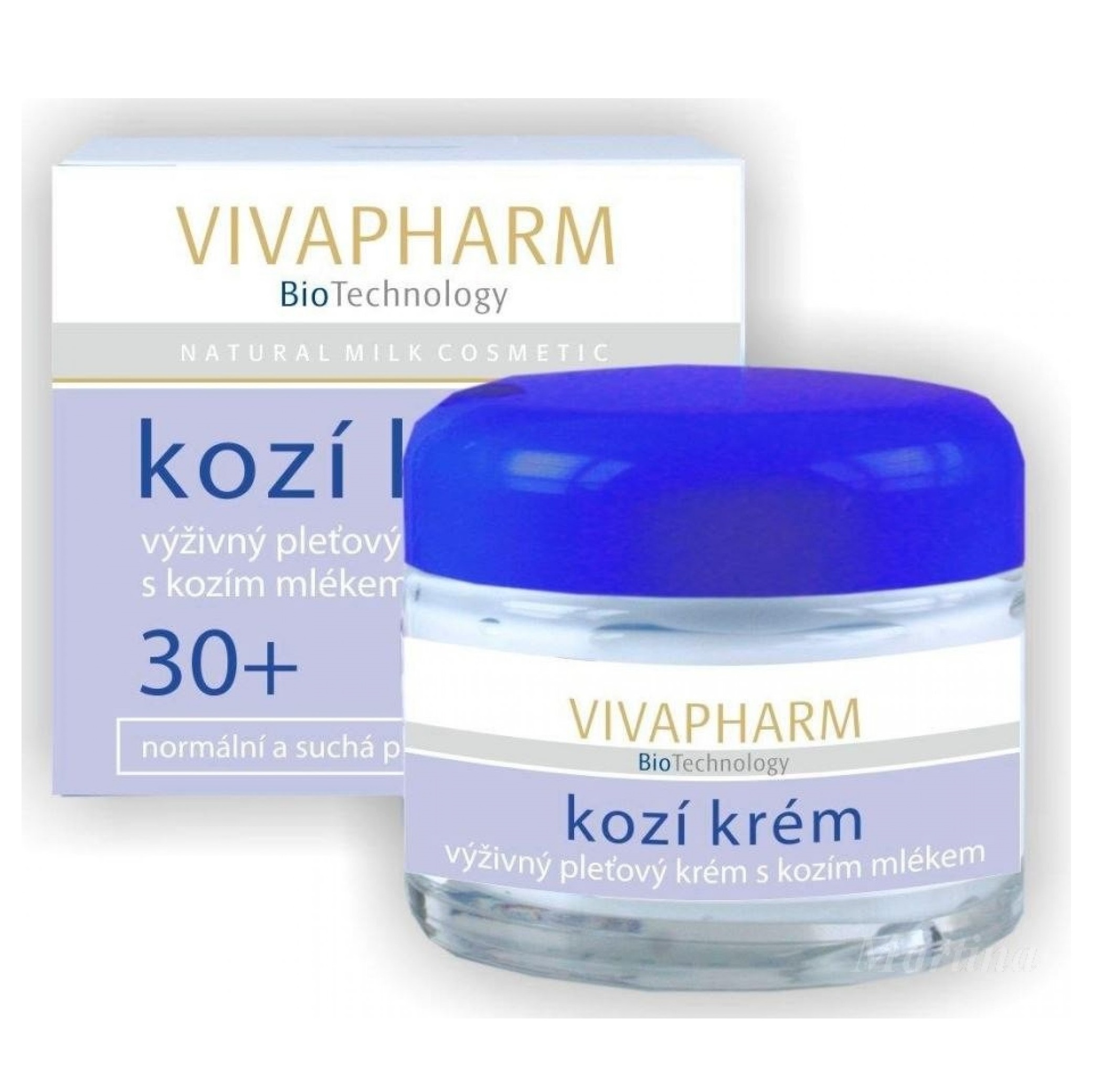 VIVAPHARM kozí krém výživný pleťový 30+ 50ml | EUC Lékárna