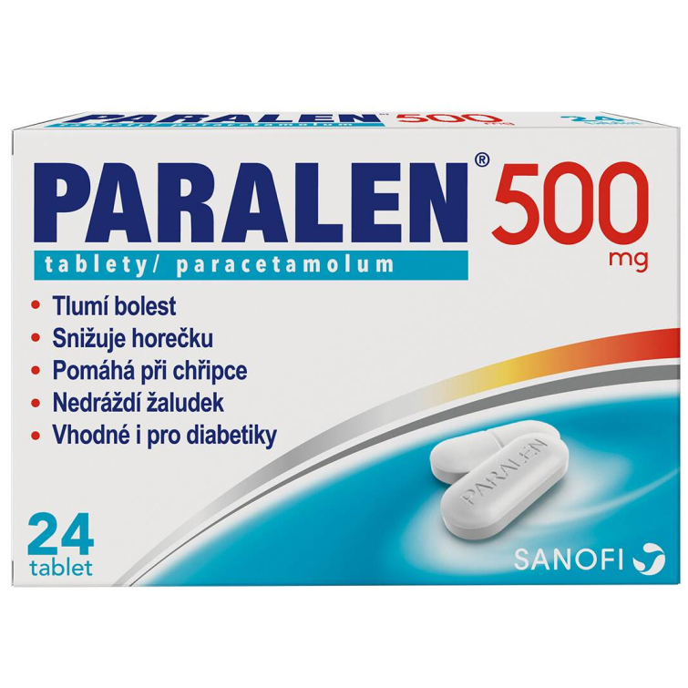 Paralen 500mg tbl.nob.24 | EUC Lékárna
