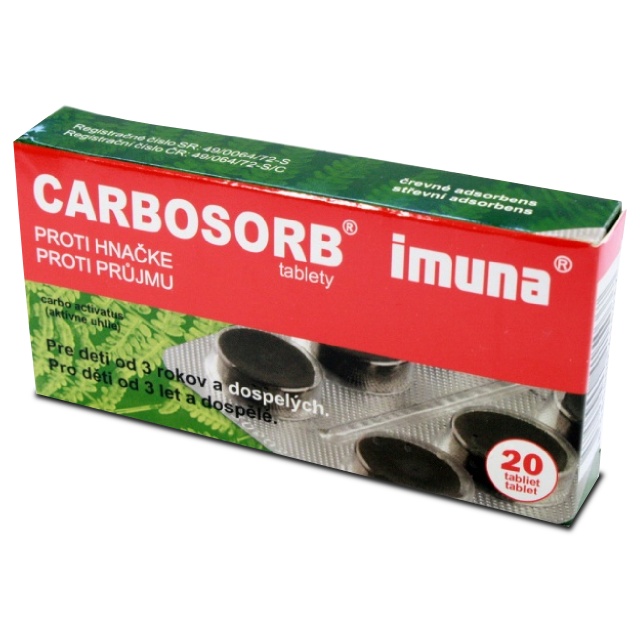 Carbosorb 320mg tbl.nob.20 | EUC Lékárna