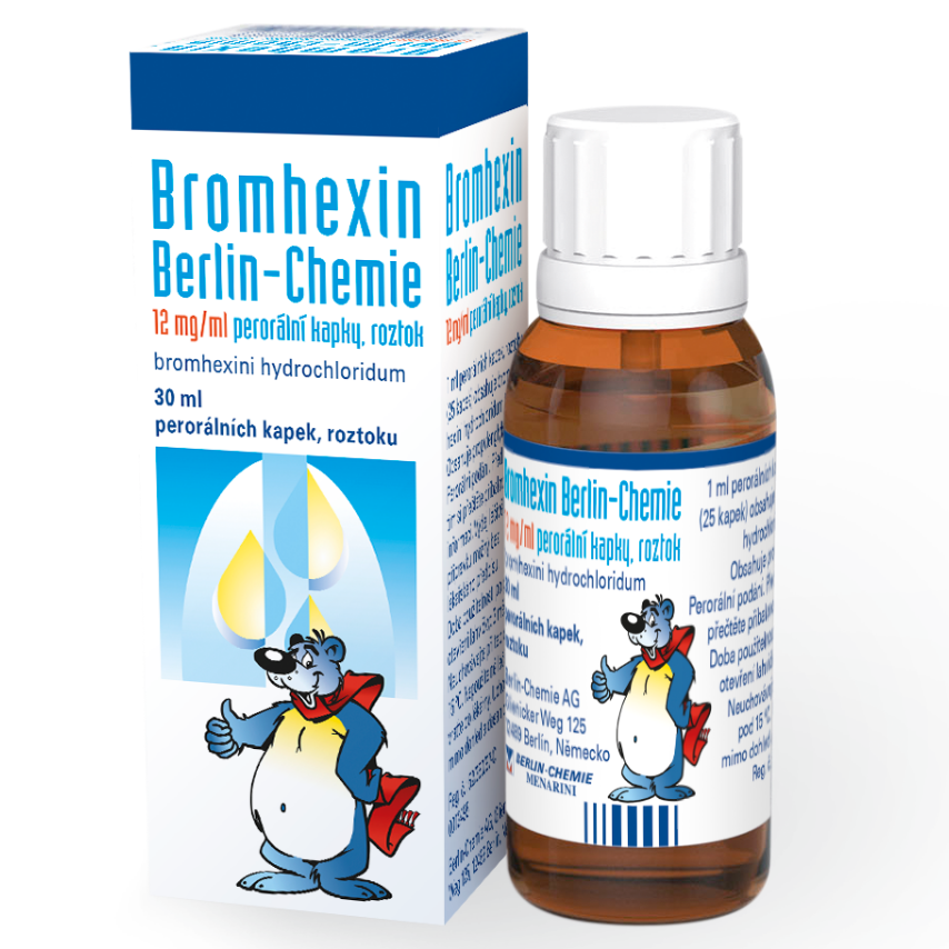 Bromhexin Berlin-Chemie 12mg/ml por.gtt.sol.30ml | EUC Lékárna