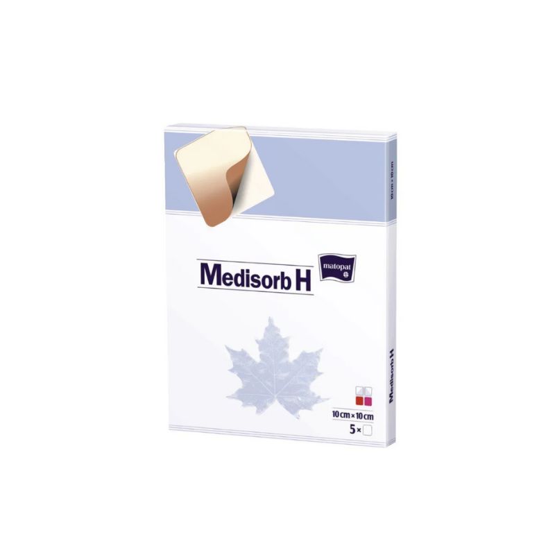 Medisorb H hydrokoloidní krytí steril.10x10cm 5ks | EUC Lékárna
