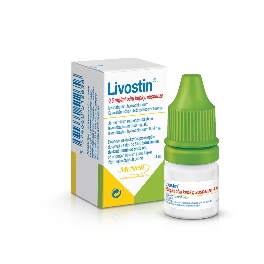 Livostin 0.5mg/ml oph.gtt.sus.1x4ml | EUC Lékárna