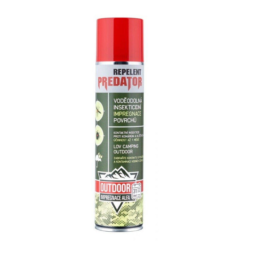 Repelent Predator Outdoor impregnace alfa 400ml | EUC Lékárna