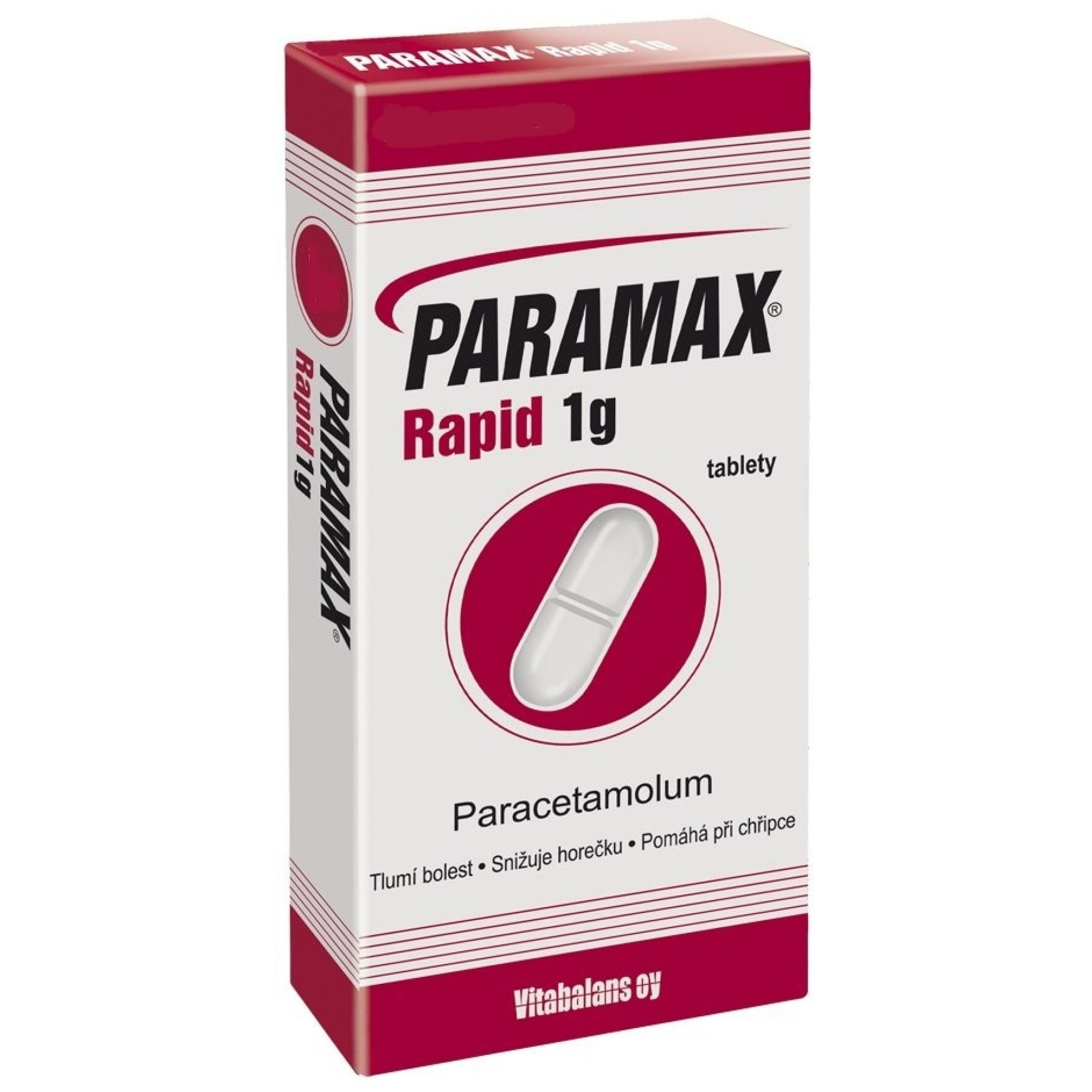 Paramax Rapid 1g por.tbl.nob.5x1000mg | EUC Lékárna