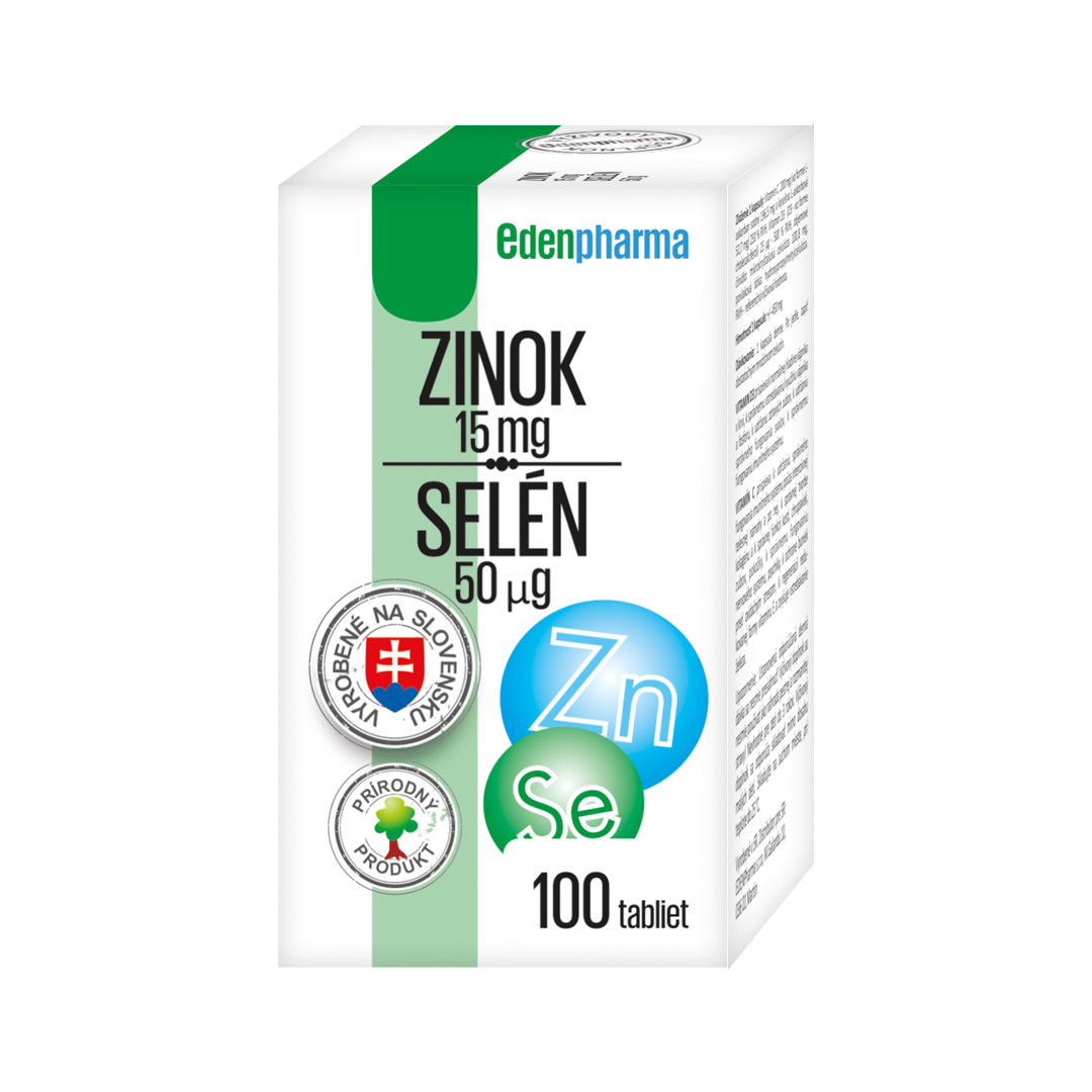 Edenpharma Zinek Selen tbl.100 | EUC Lékárna