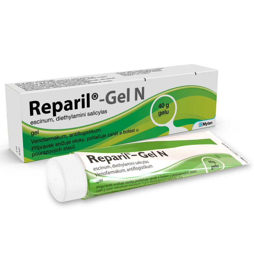 Reparil-Gel N 10mg/g+50mg/g gel 40g I | EUC Lékárna