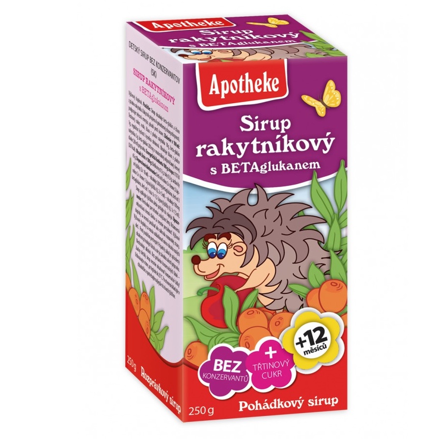 Pohádkový sirup Rakytníkový s BETAglukanem 250g | EUC Lékárna