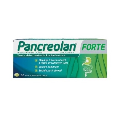 Pancreolan Forte 6000U tbl.ent.30 | EUC Lékárna