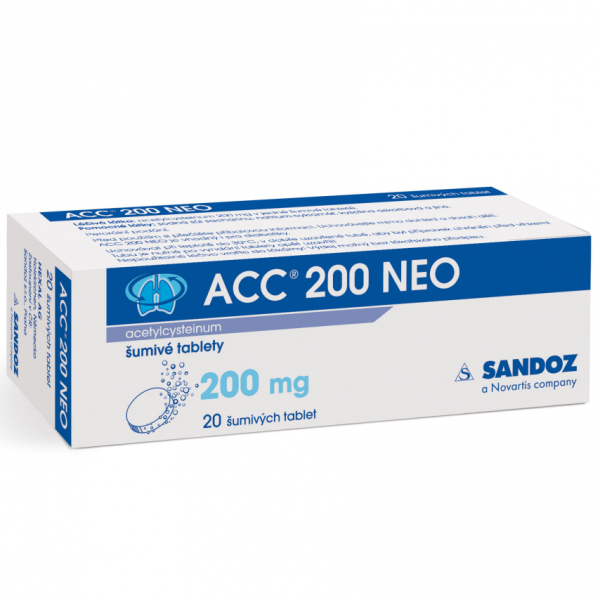 ACC 200 NEO 200mg tbl.eff.20x200mg | EUC Lékárna