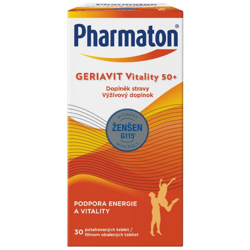 Pharmaton Geriavit Vitality 50+ tbl.30 | EUC Lékárna