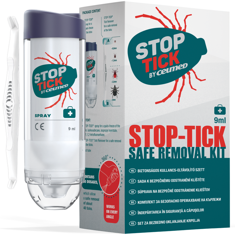 Stop Tick sada k odstraňování klíšťat 9ml | EUC Lékárna