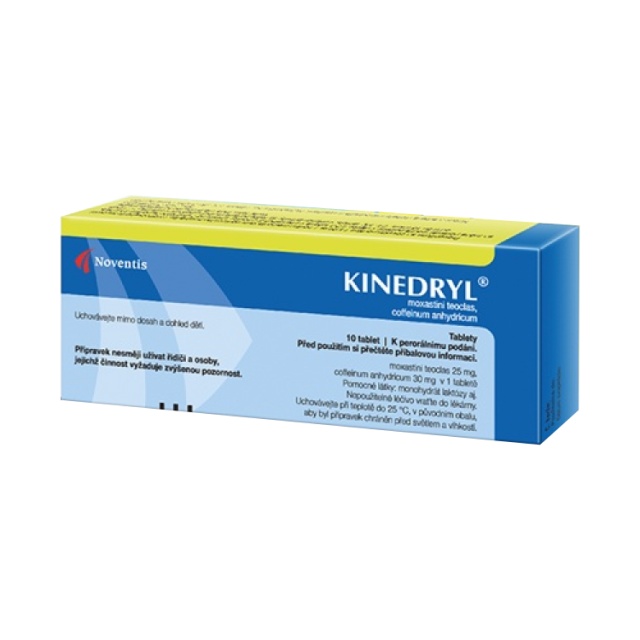 Kinedryl 25mg/30mg tbl.nob.10 | EUC Lékárna
