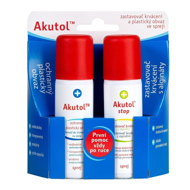 AKUTOL spray + Akutol STOP spray DUOPACK 2x60ml | EUC Lékárna