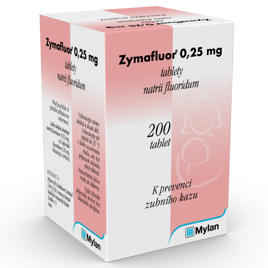 Zymafluor 0.25mg tbl.nob.200 | EUC Lékárna