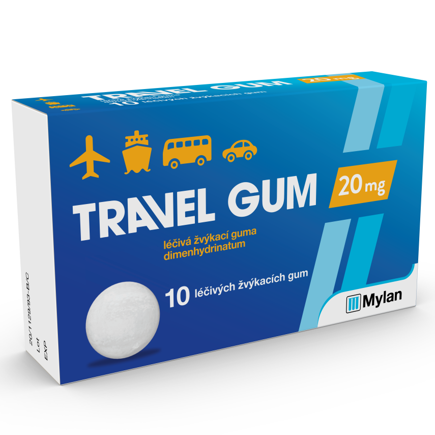 Travel Gum 20mg gum.mnd.10 | EUC Lékárna