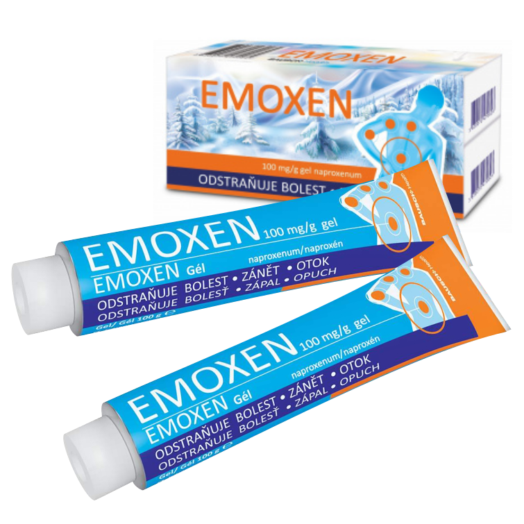 Emoxen 100mg/g gel 100g 2 balení | EUC Lékárna