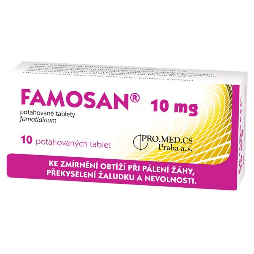 Famosan 10mg tbl.flm.10 | EUC Lékárna