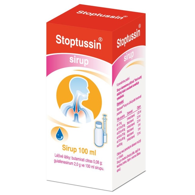 Stoptussin sirup por.sir.1x100ml + pip. | EUC Lékárna