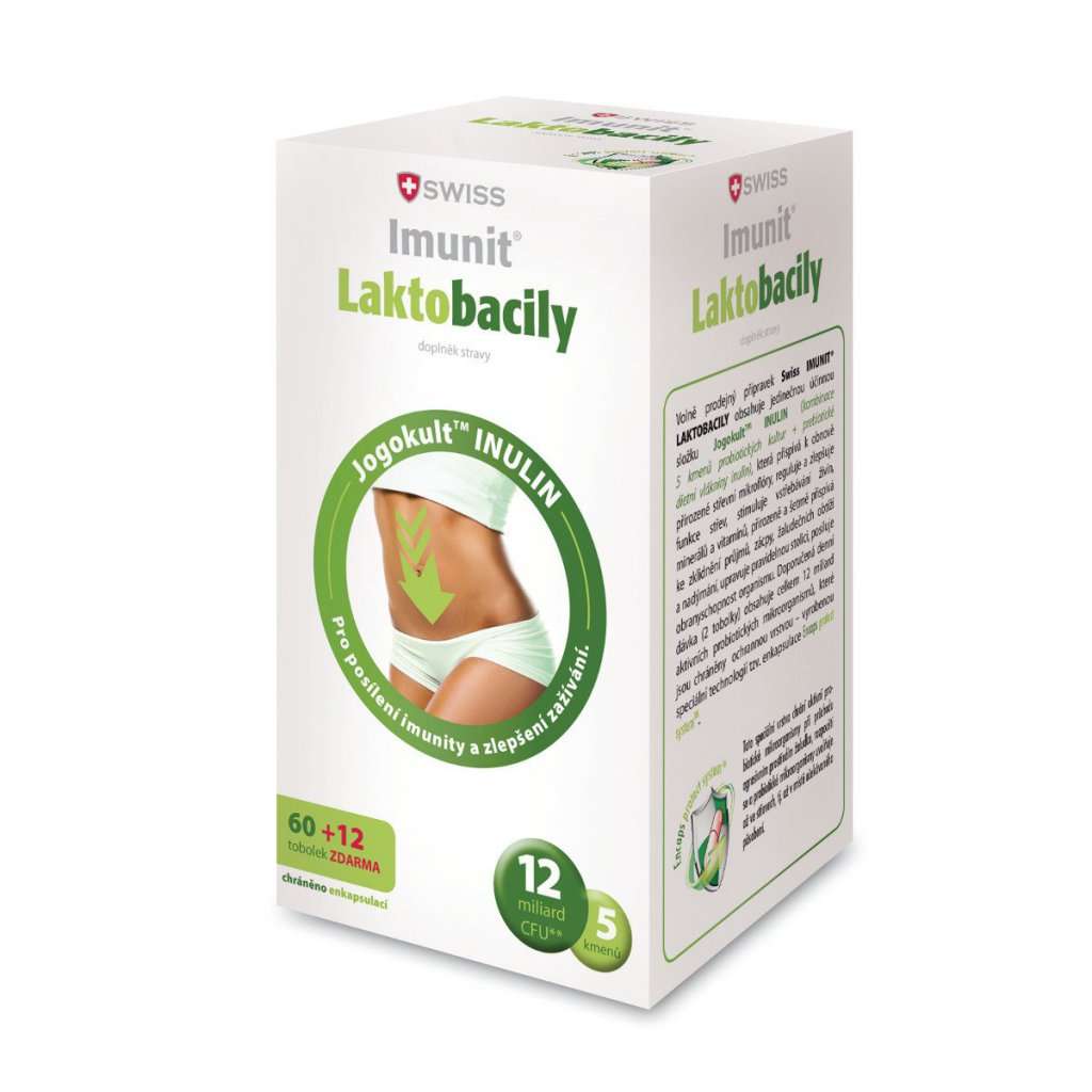 Laktobacily Swiss Imunit tob.60+12 ZDARMA | EUC Lékárna