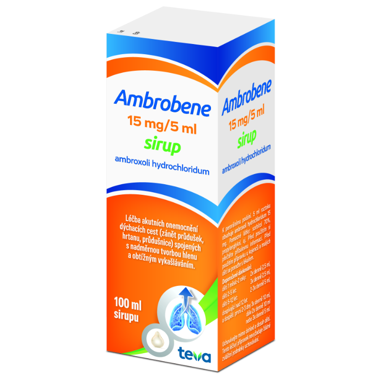 Ambrobene 15mg/5ml sir.1x100ml | EUC Lékárna