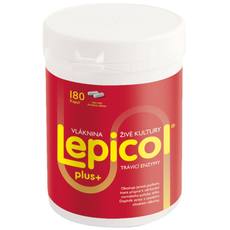 Lepicol PLUS trávicí enzymy cps.180 | EUC Lékárna