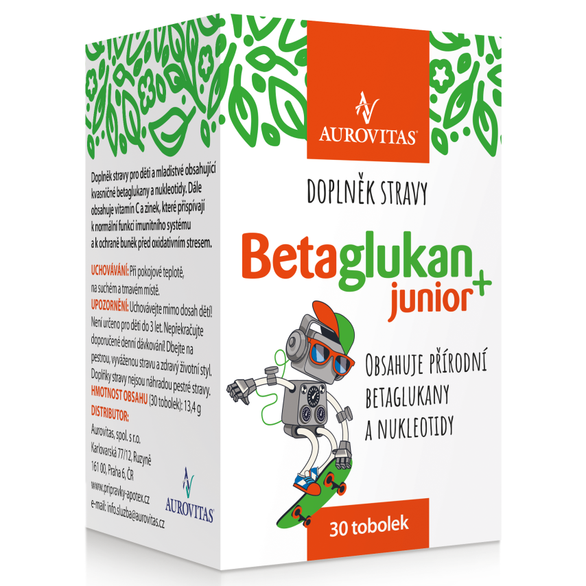 Betaglukan JUNIOR 100mg tob.30 | EUC Lékárna