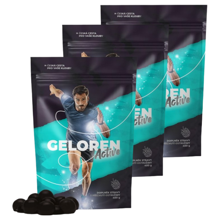 Geloren ACTIVE ostružina 3x90 želé tablet | EUC Lékárna