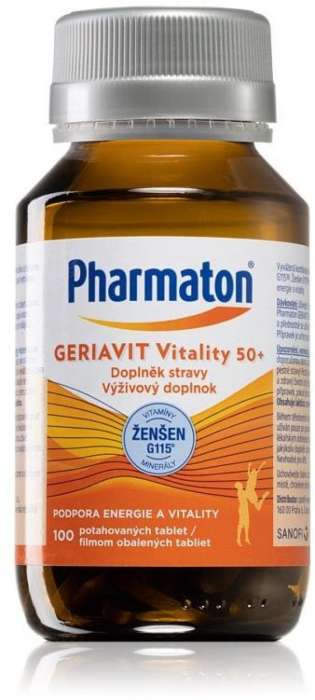 Pharmaton Geriavit Vitality 50+ tbl.100 | EUC Lékárna