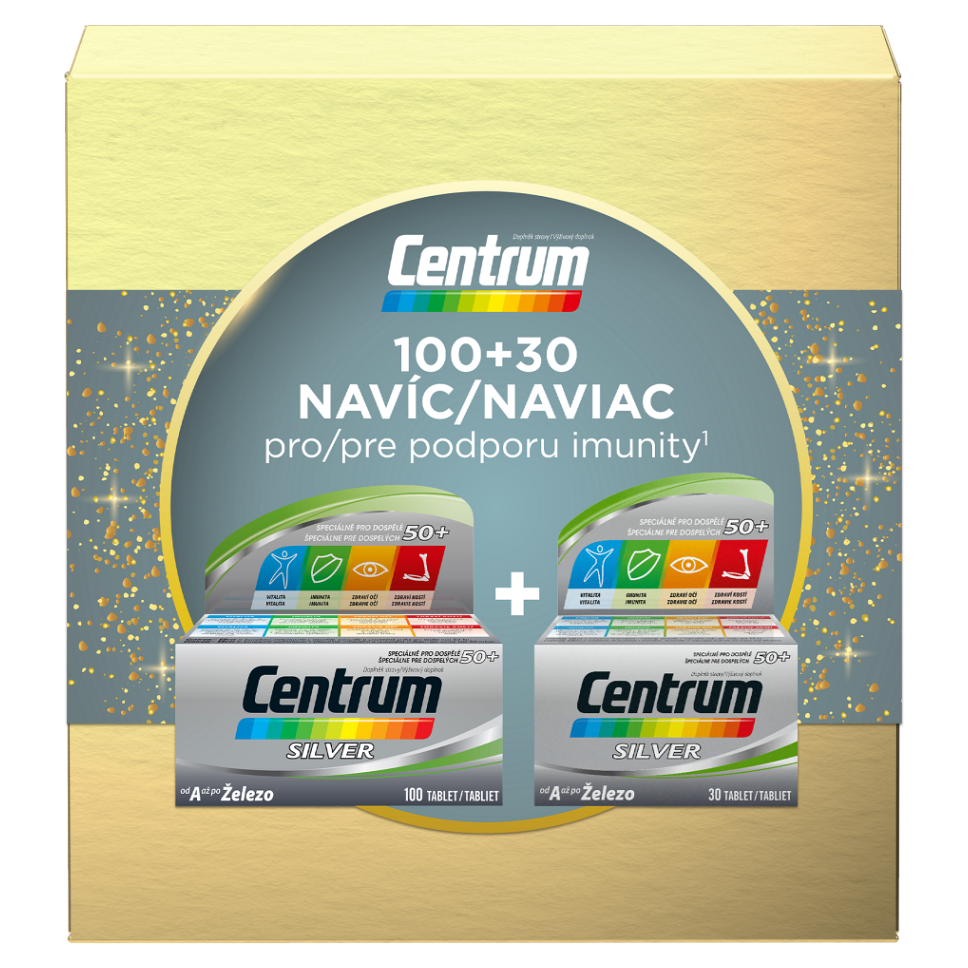Centrum Silver tbl.100+30 Vánoční balení | EUC Lékárna