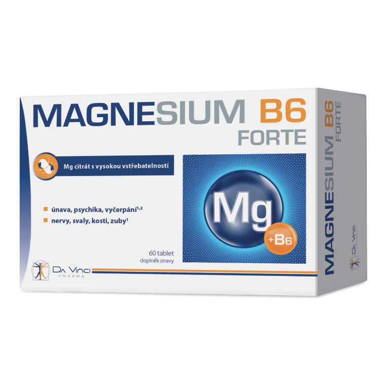 Magnesium B6 Forte Da Vinci Pharma 60 tablet | EUC Lékárna