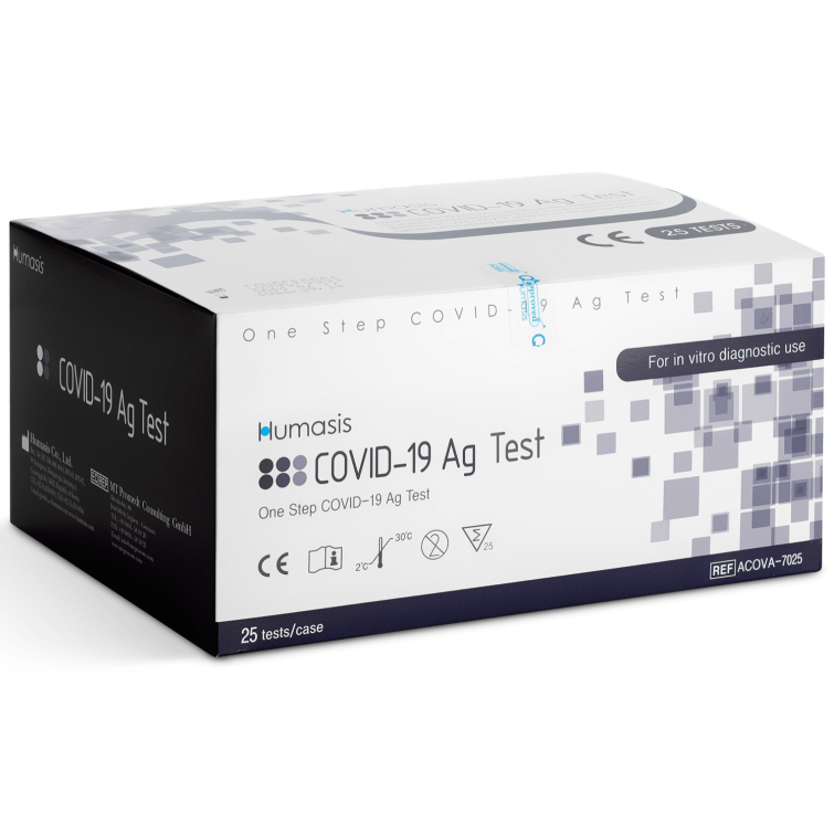 Humasis COVID-19 Ag Test 25ks | EUC Lékárna