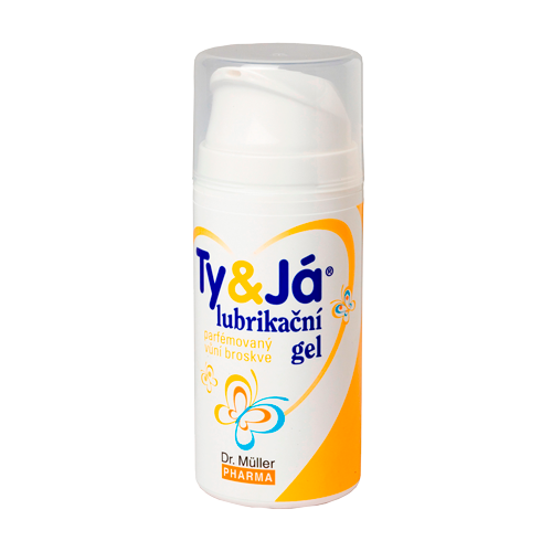 Lubrik.gel Ty&Já parf.vůní broskve 100ml Dr.Müller | EUC Lékárna