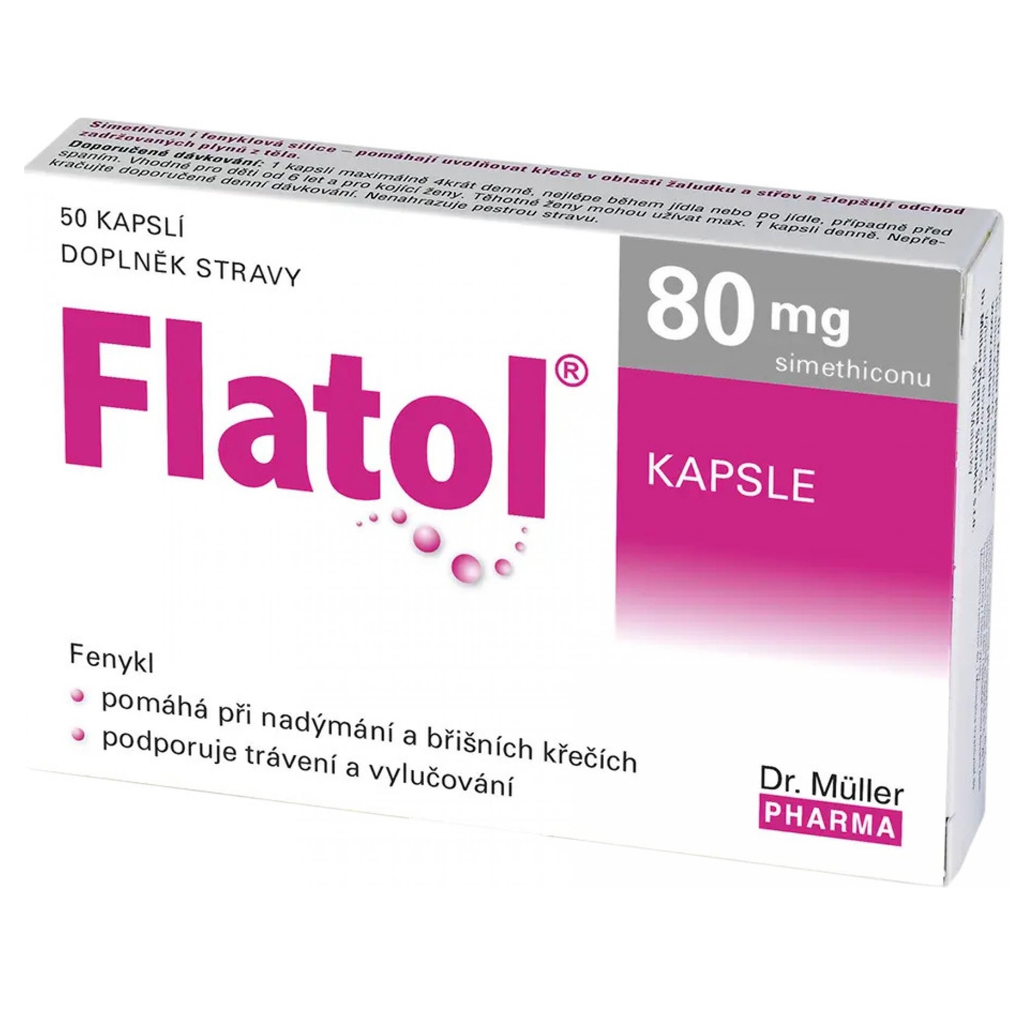 Flatol 80mg cps.50 Dr.Müller | EUC Lékárna