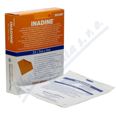 Inadine 5x5cm 25ks | EUC Lékárna