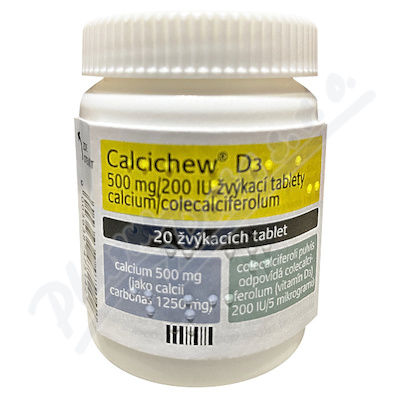 Calcichew D3 500mg/200IU tbl.mnd.20 | EUC Lékárna